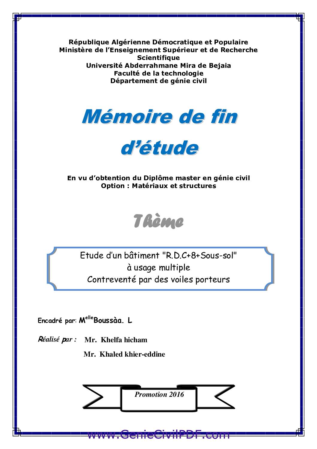 Cours batiment | Genie Civil PDF